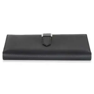 Hermès Epsom Bearn Wallet Phw - Black