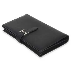 Hermès Epsom Bearn Wallet Phw - Black