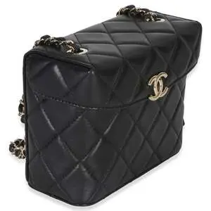 Chanel Quilted Lambskin Secret Box Bag