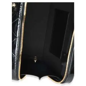 Chanel Quilted Top Handle Vanity With Chain