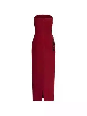 Elie Saab Strapless Embellished Maxi Dress