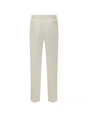 GABRIELE PASINI Pleated Pressed-crease Trousers