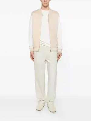 Eleventy Zip-up Bomber Jacket - Neutrals