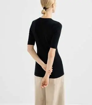 Brunello Cucinelli Stretch-cotton Monili-detail T-shirt