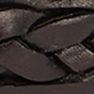 Brunello Cucinelli Calfskin Woven Belt - Brown