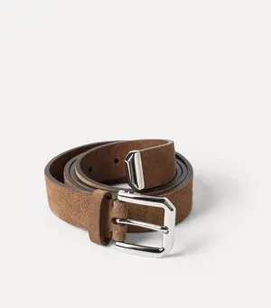 Brunello Cucinelli Reversible Leather Belt - Brown