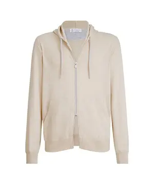 Brunello Cucinelli Cashmere Zip-up Hoodie