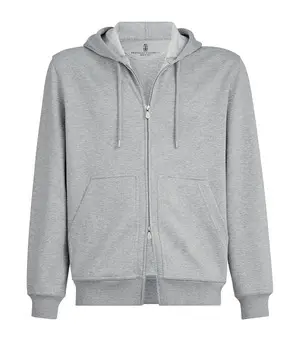 Brunello Cucinelli Zip Up Sweatshirts Hoodies For Men