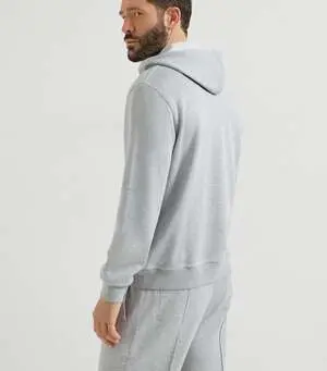 Brunello Cucinelli French Terry Zip-up Hoodie - Grey