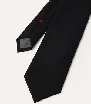 Brunello Cucinelli Virgin Wool Tie - Black