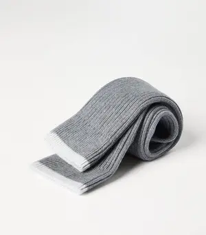 Brunello Cucinelli Cotton Ribbed Socks - Grey