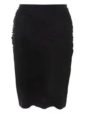Escada Draped Front Skirt