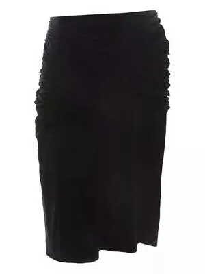 Escada Draped Front Skirt