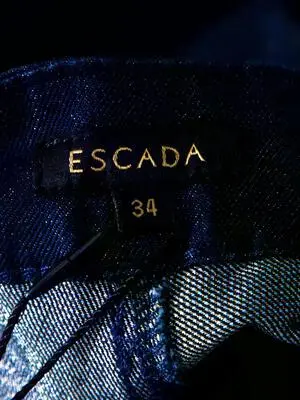 Escada Glitter Trousers - Blue