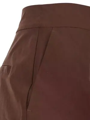 TWINSET Wide-leg Pressed-crease Trousers - Brown