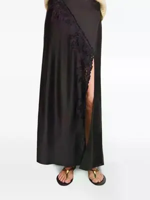BY MALENE BIRGER A-line Skirt With Lace - Black