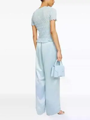 BY MALENE BIRGER Ella Smocked Top - Blue