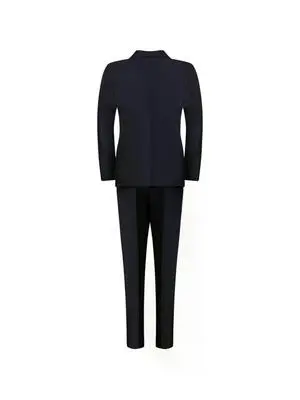 Tagliatore Double-breasted Wool Suit - Blue