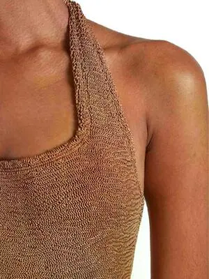 Hunza G Sandy One Piece Swimsuit - Neutrals