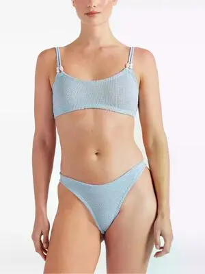 Hunza G Cassie Beaded Crinkle Bikini