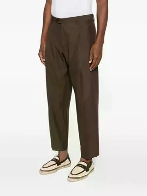 BRIGLIA 1949 Arnos Pleated Trousers - Brown