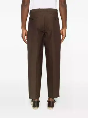 BRIGLIA 1949 Arnos Pleated Trousers - Brown