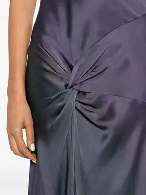 Victoria Beckham Draped Cami Maxi Gown - Blue