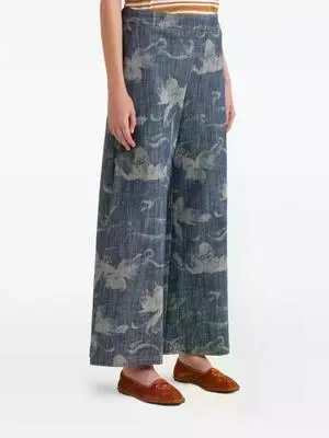 Malìparmi Floral-print Trousers