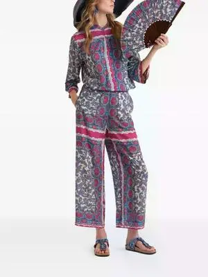 Malìparmi Paisley Print Trousers