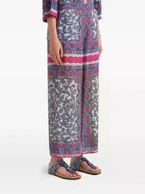 Malìparmi Paisley Print Trousers