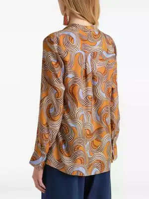 Malìparmi V-neck Long Sleeve Shirt