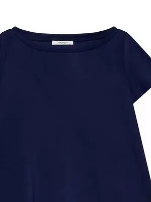 Malìparmi Boat-neck A-line T-shirt