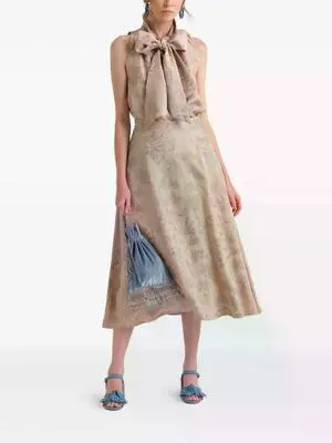 Malìparmi A-line Skirt With Tie Belt