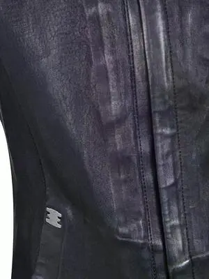 ISAAC SELLAM EXPERIENCE Imparable High-neck Leather Jacket
