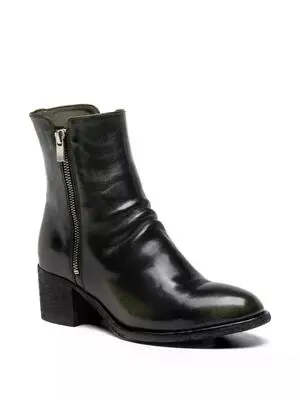 Officine Creative Denner Leather Boots - Black