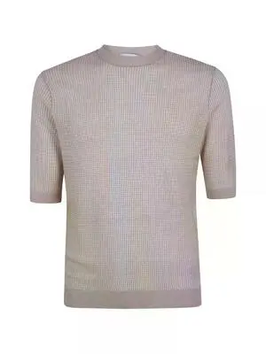 BALLANTYNE Waffle-knit Cotton T-shirt