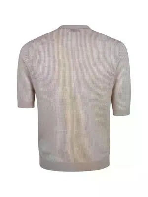 BALLANTYNE Waffle-knit Cotton T-shirt