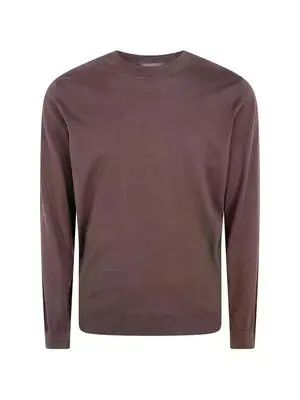 FILIPPO DE LAURENTIIS Fine-knit Long-sleeved Sweater - Brown