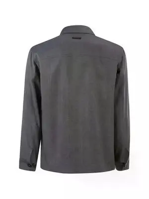 Peserico Patch-pocket Shirt Jacket - Grey