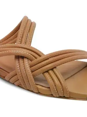 ANGEL ALARCON Crossover-strap Square-toe Sandals