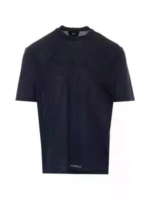 C.P. COMPANY Logo-print Jersey T-shirt - Black