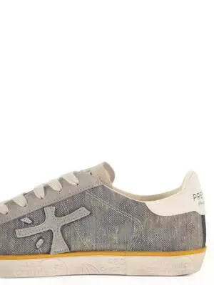Premiata Steven 8050 Logo-patch Sneakers - Blue