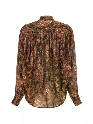 Andamane Rania Paisley-print Shirt - Brown