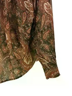 Andamane Rania Paisley-print Shirt - Brown