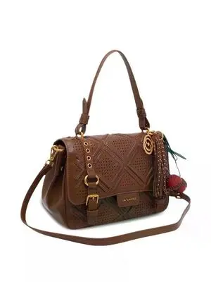 LA CARRIE Labyrinth Atena Leather Shoulder Bag
