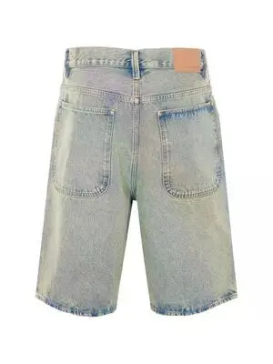 SUNFLOWER Buttoned Denim Shorts - Blue
