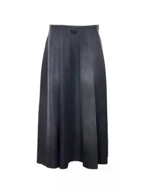 DIESEL® A-line Denim Skirt - Grey
