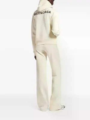 Balenciaga Logo-embroidered Flared Track Pants