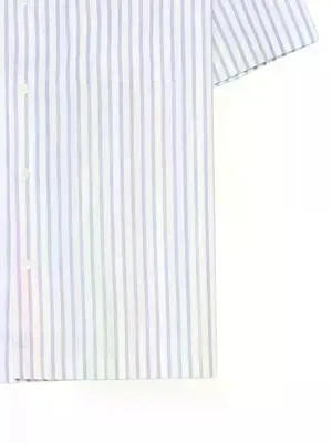Herno Vertical-stripe Short-sleeve Shirt
