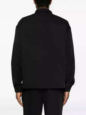 Imperial Flap-pocket Shirt Jacket - Black